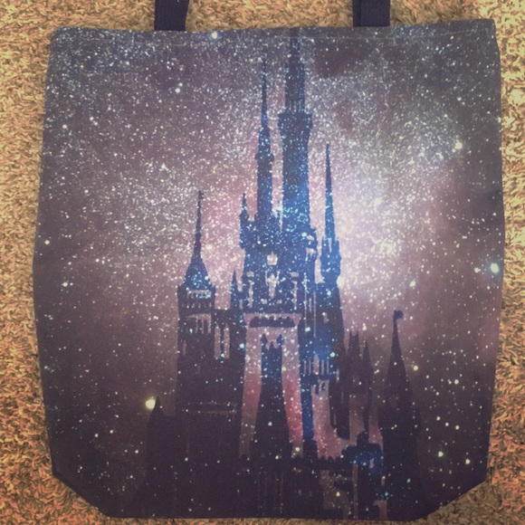 Bags | Disney Castle Tote Bag | Poshmark